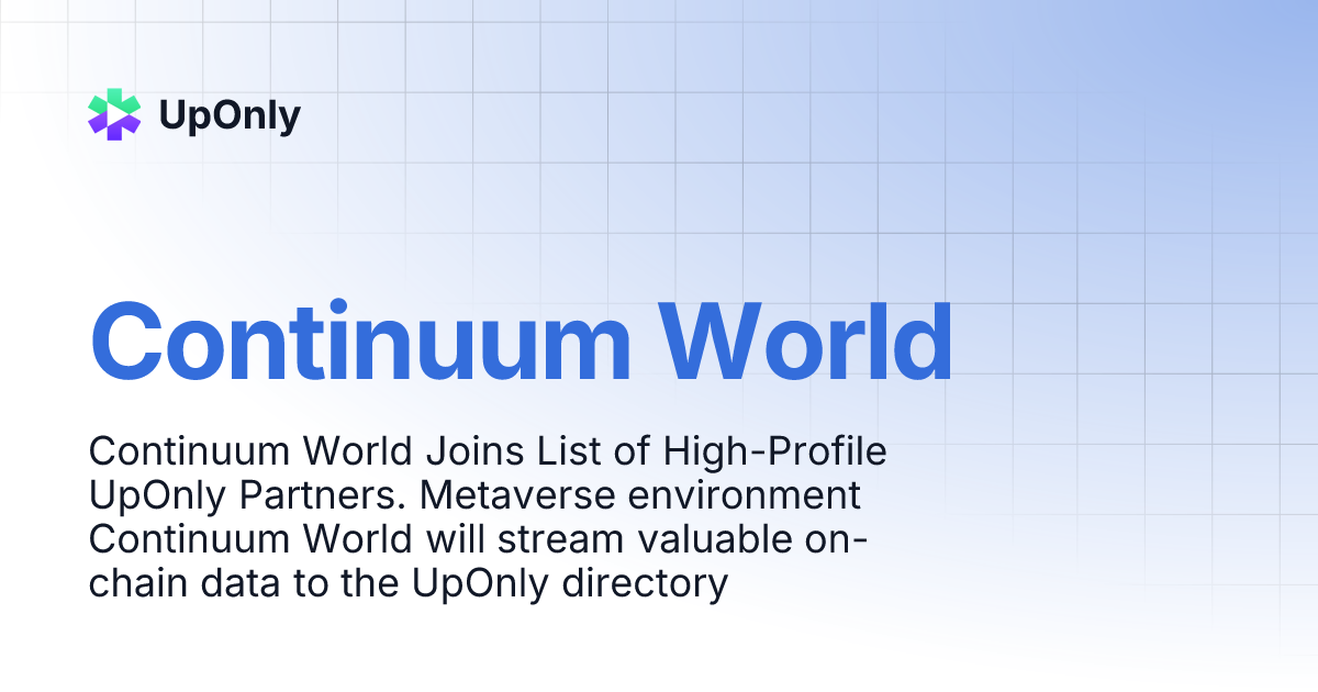 Continuum World | UpOnly